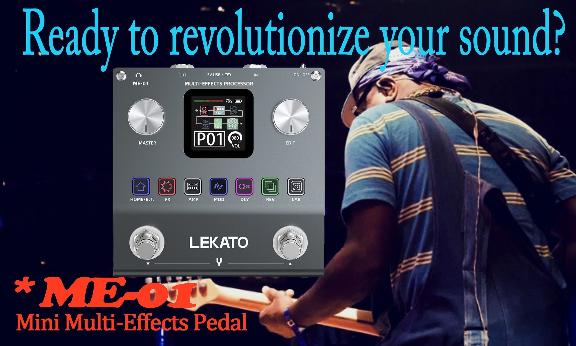 Unlock Your Sound: Get the ME-01 Multi-Effects Processor, your all-in ...