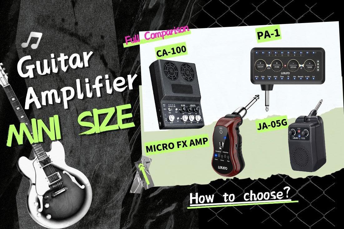 LEKATO Mini Guitar Amplifiers Full Comparison: PA-1, JA-05G, Micro FX ...