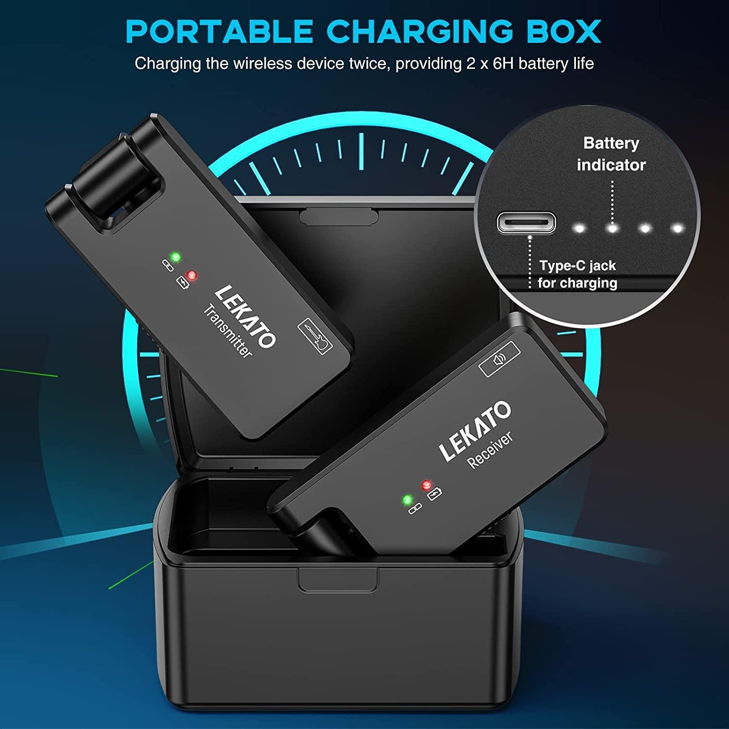 LEKATO WS-100 2.4G Wireless System with Charging Box – LEKATO - Buy ...