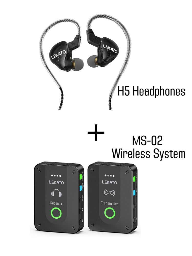 LEKATO MS-02 In Ear Monitor 2.4G Stereo Wireless System – LEKATO - Buy ...