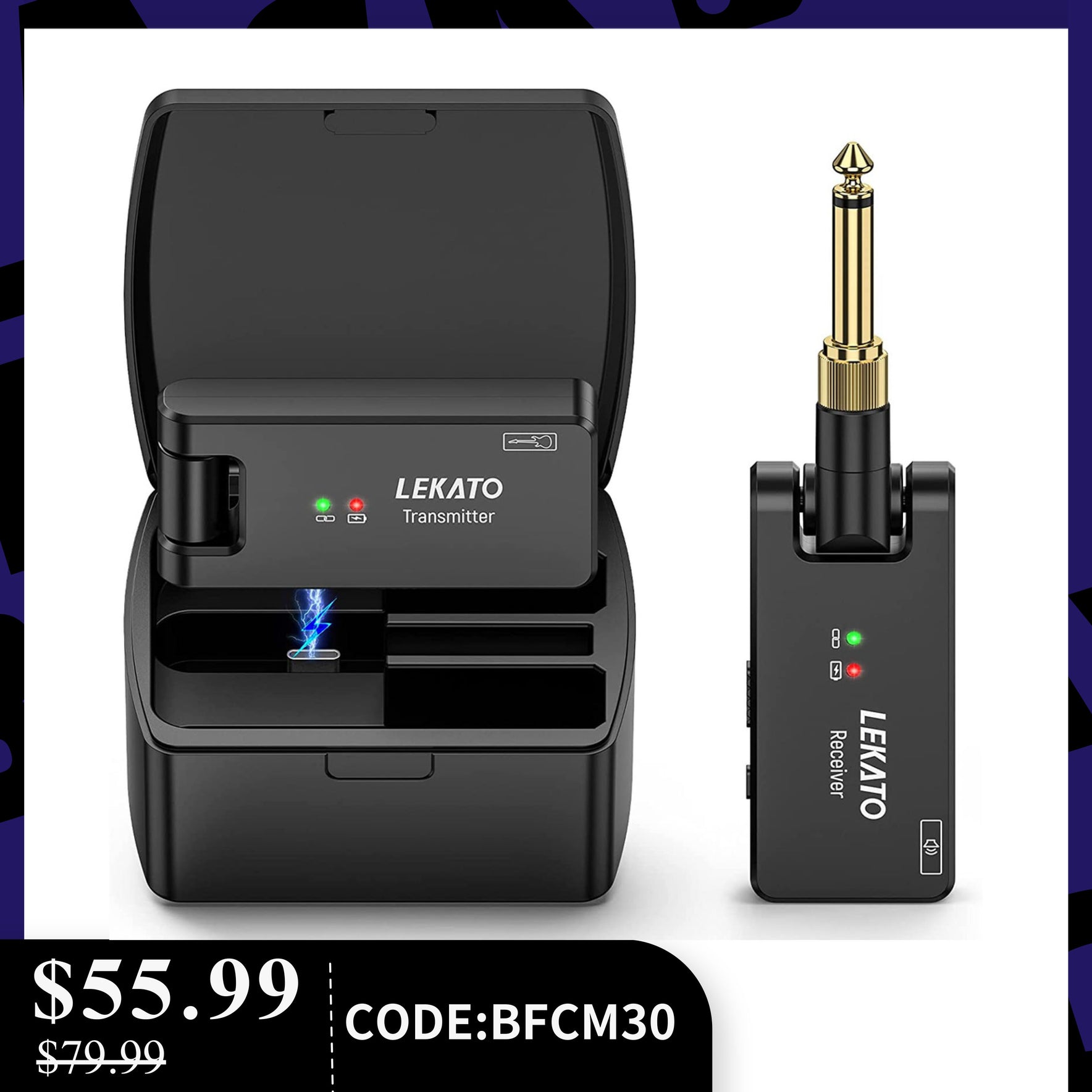 LEKATO WS-100 2.4G Wireless System with Charging Box – LEKATO - Buy ...