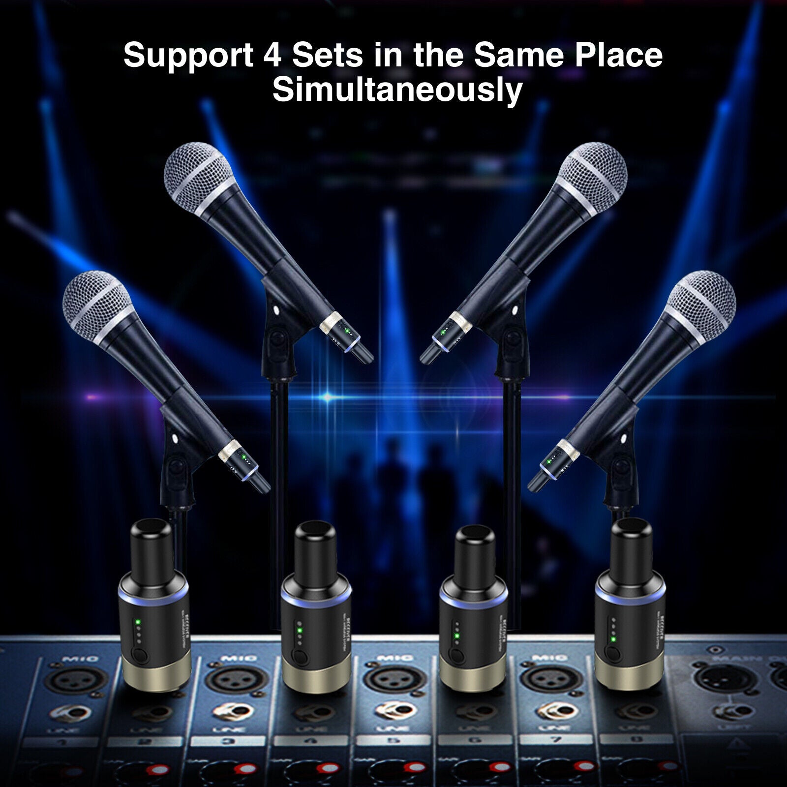 LEKATO MW-1 5.8G Wireless Dynamic Microphone System Top 100 DJs' Essen ...