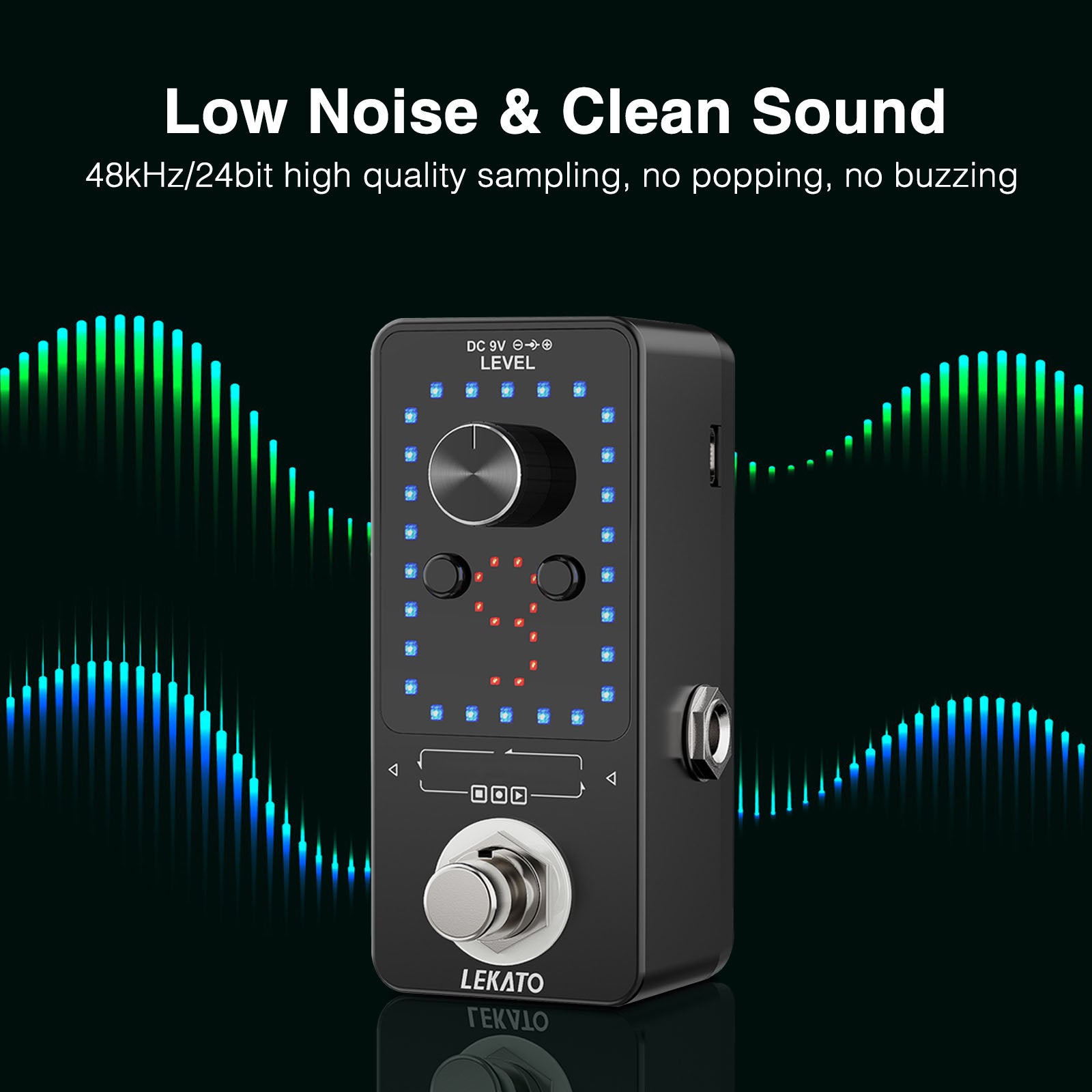 LEKATO Guitar Effect Pedal Looper 9 Loops 40 Mins | LEKATO - Buy ...