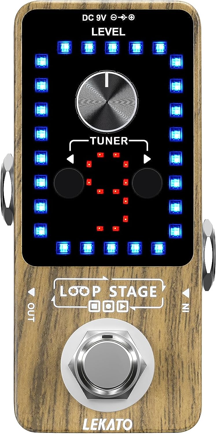 LEKATO Guitar Effect Pedal Looper 9 Loops 40 Mins | LEKATO - Buy Musical Instruments, Pedals ...